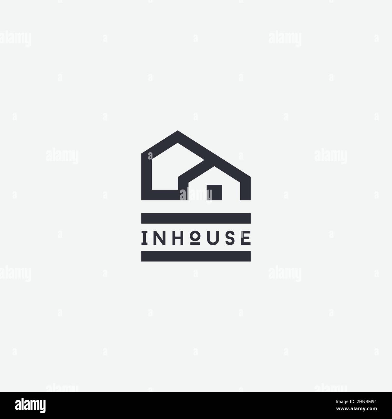 Simple House Construction Business Logo Design Symbol Icon Stock Vector ...