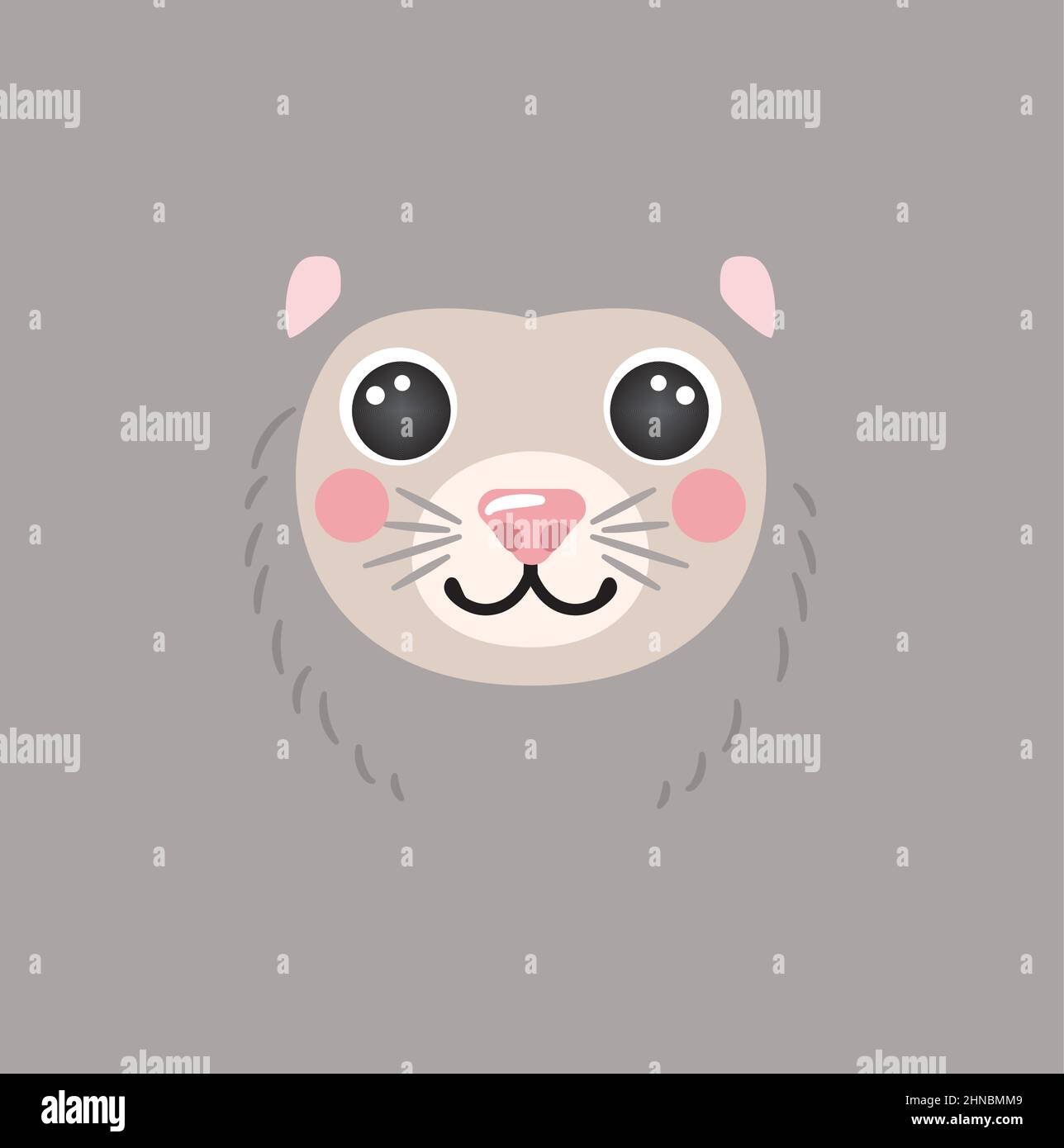 Round Shape Background Baby Card