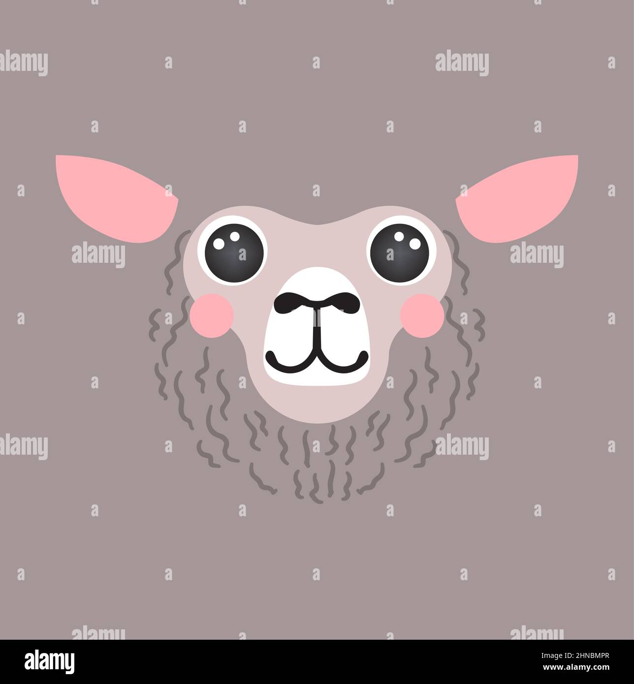 Cartoon lamb hi-res stock photography and images - Alamy