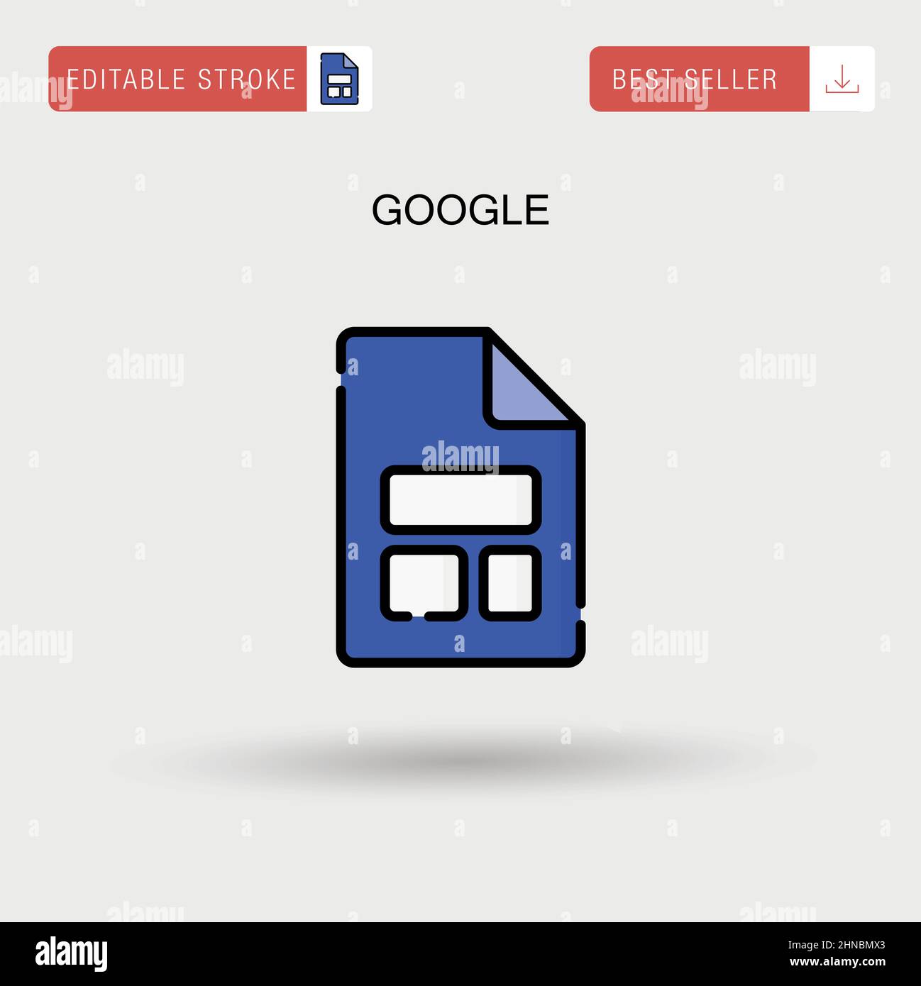 Google Simple vector icon Stock Vector Image & Art - Alamy