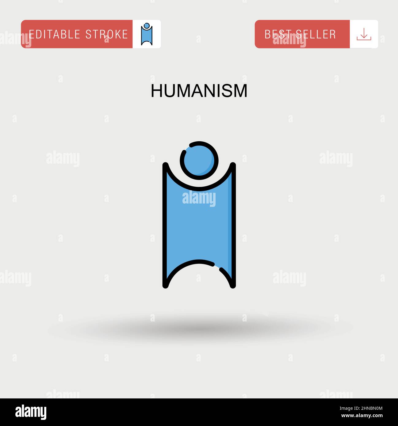 Humanism Simple vector icon Stock Vector Image & Art - Alamy