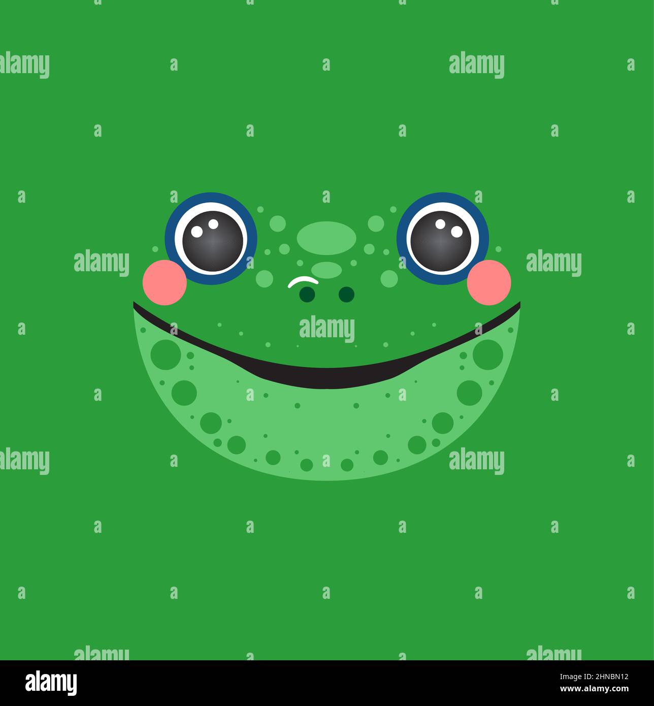 Little frog square Stock Vector Images - Alamy