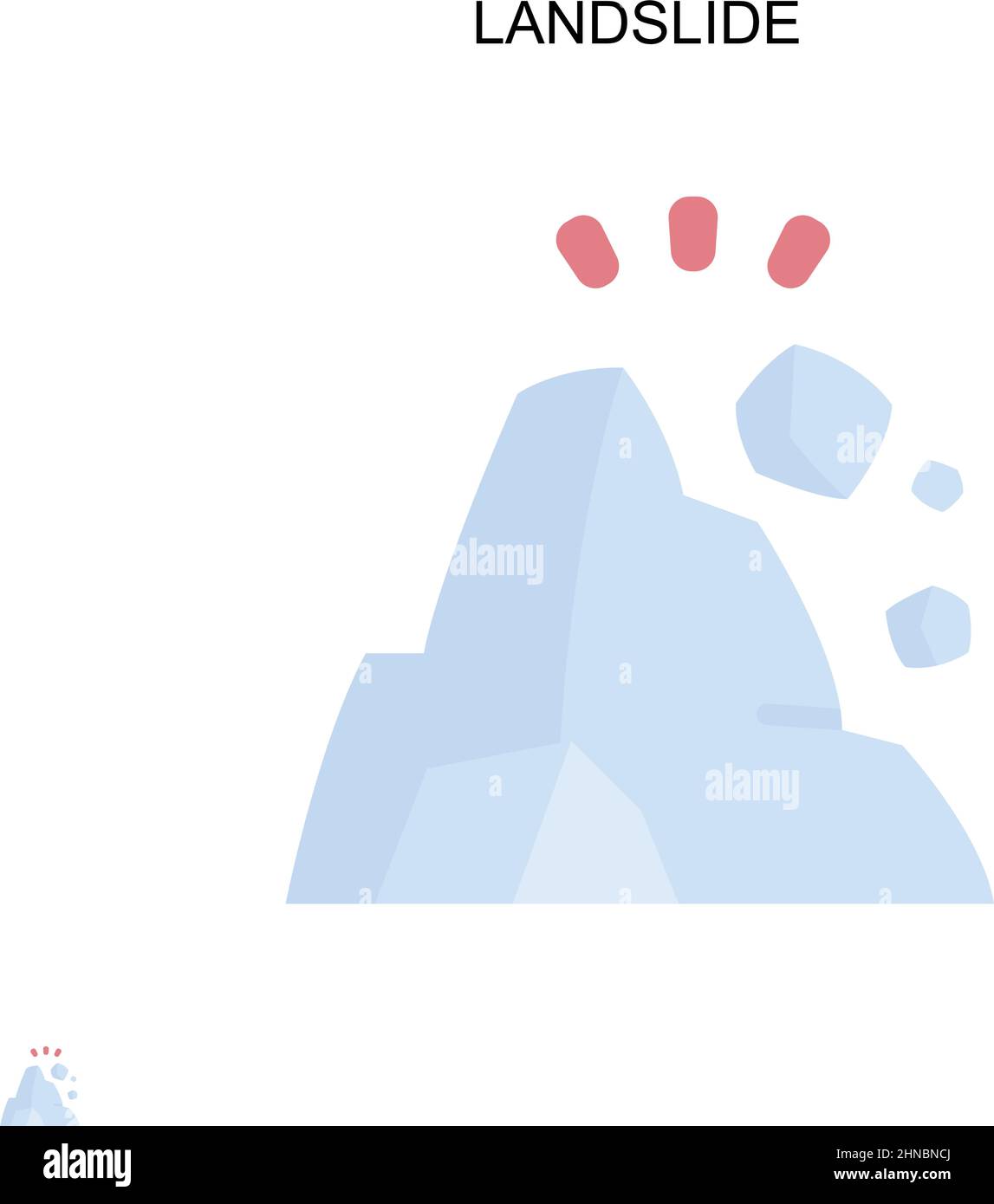 Destroyed by mudslide Stock Vector Images - Alamy