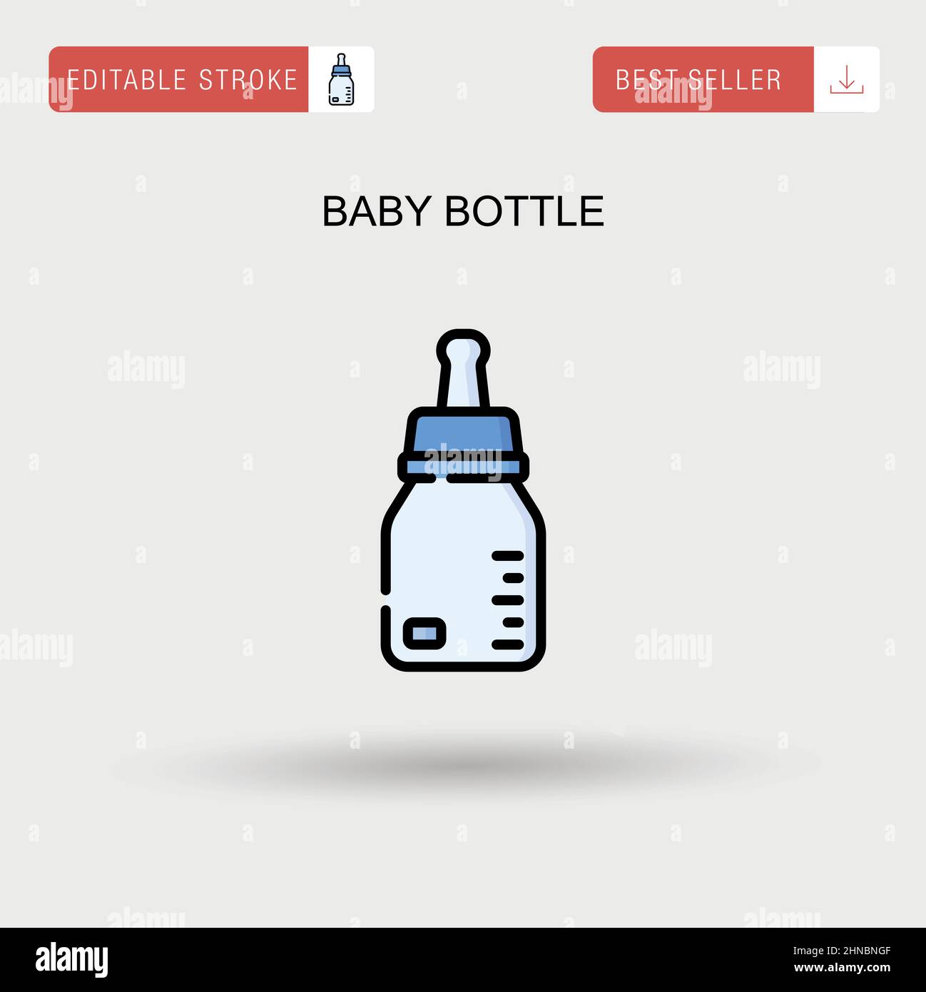 Baby bottle icon hi-res stock photography and images - Alamy