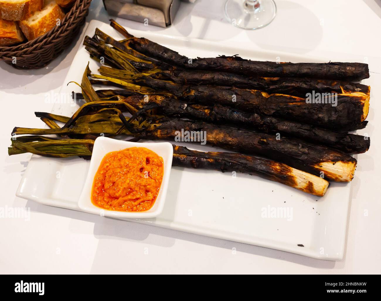 Popular dish of Catalan cuisine called Calso Stock Photo - Alamy