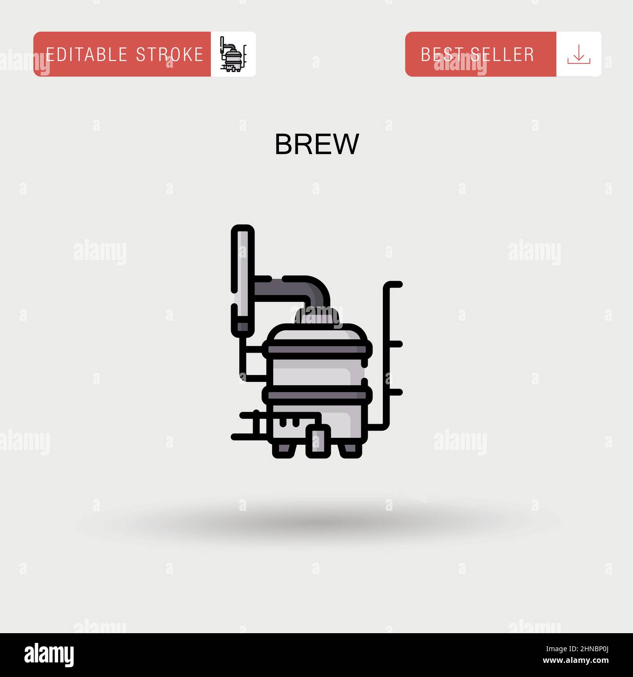 Brew icon Stock Vector Images - Alamy