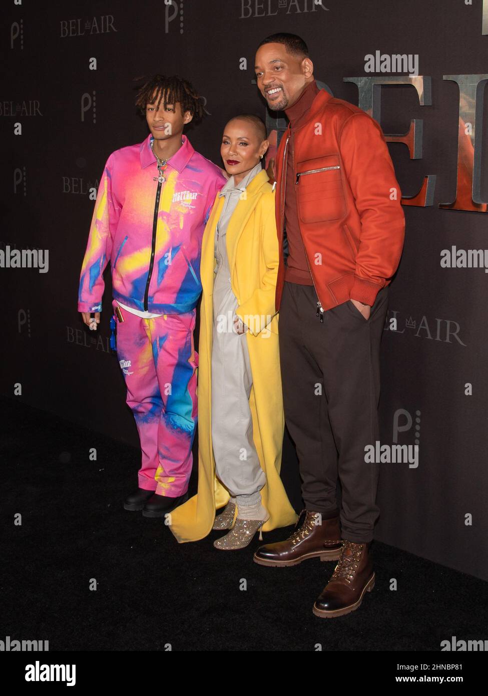 09 February 2022 - Santa Monica, California - Jaden Smith, Jada Pinkett ...