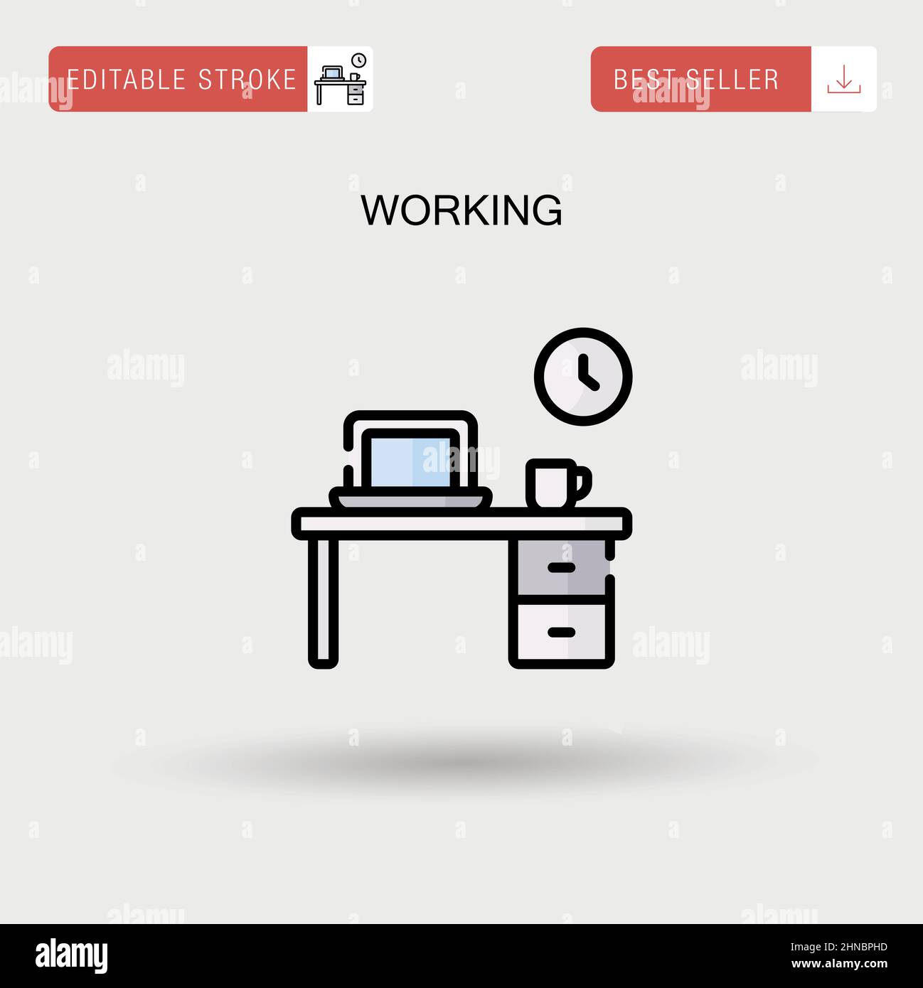 Working Simple vector icon Stock Vector Image & Art - Alamy