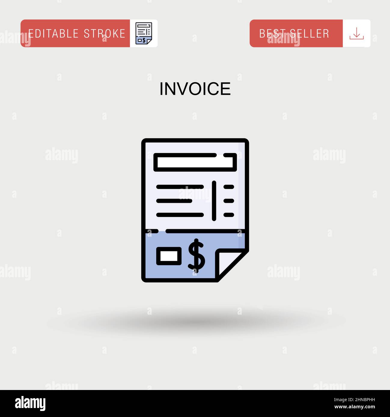 File invoice Stock Vector Images - Alamy