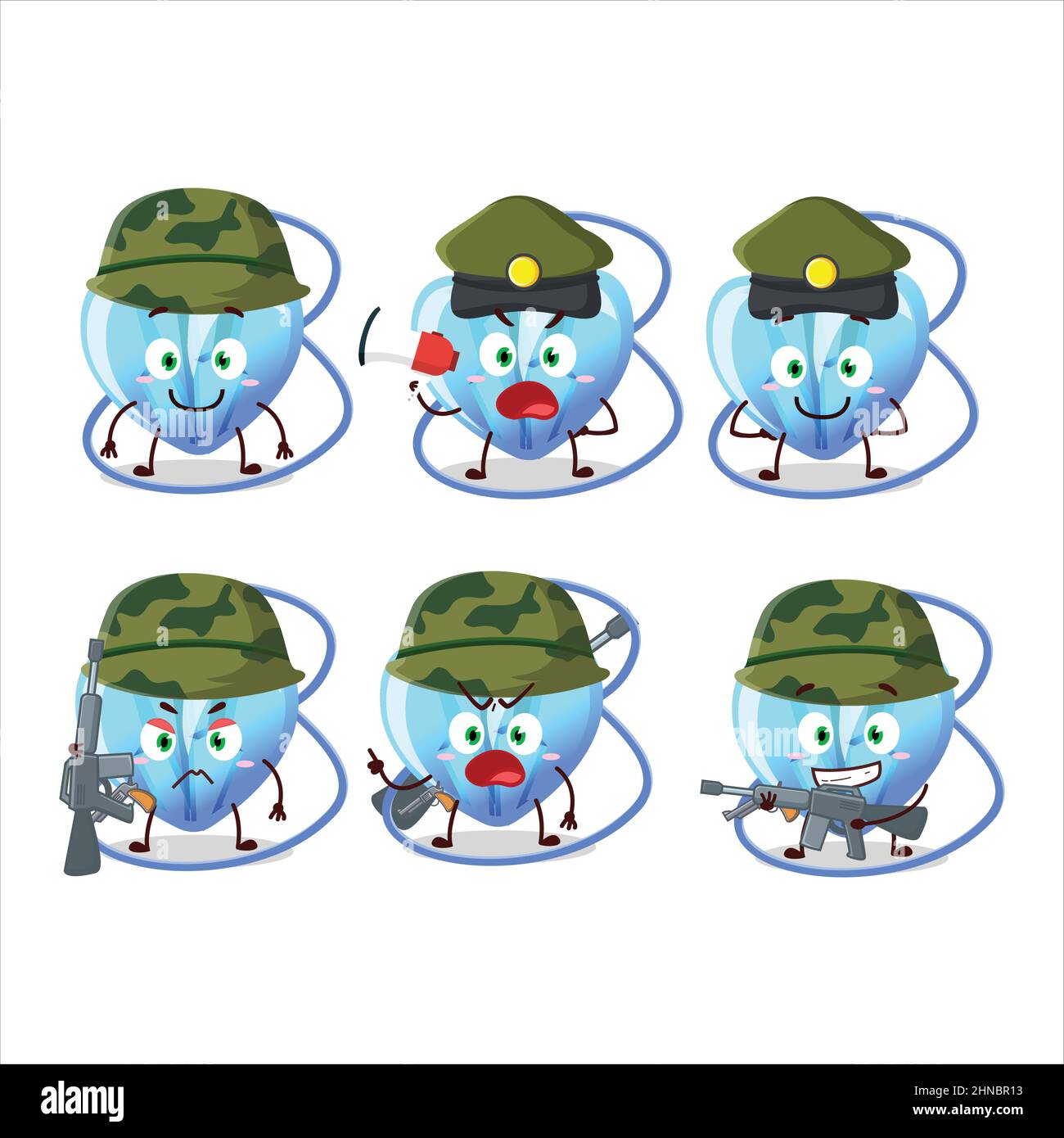 A charming soldier crystal heart necklace cartoon picture bring a gun ...
