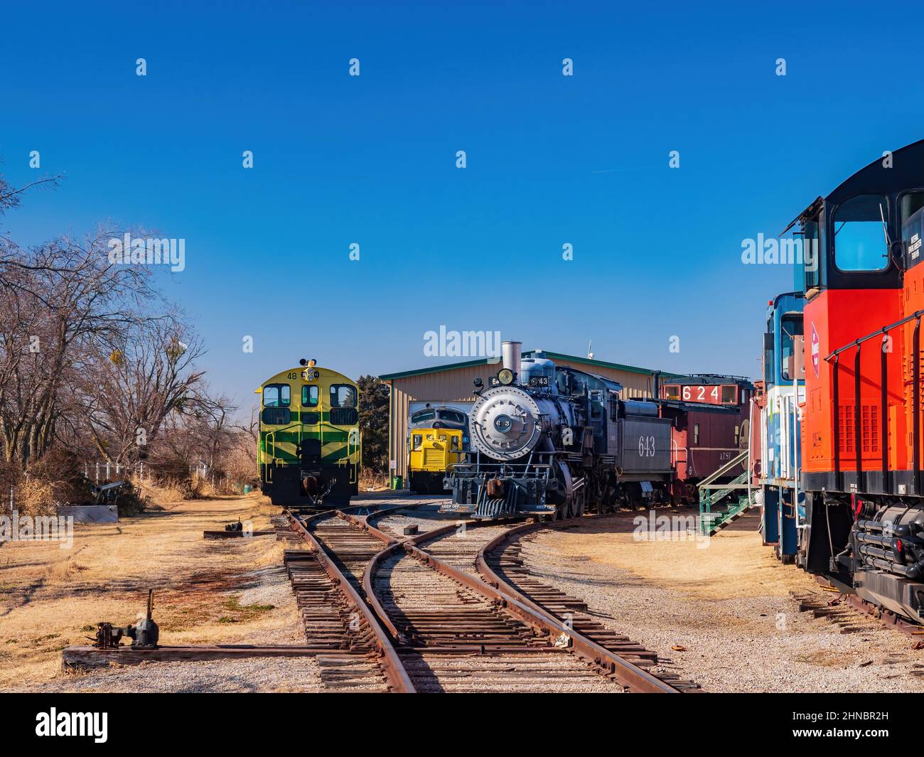 Oklahoma railway museum hi-res stock photography and images - Alamy