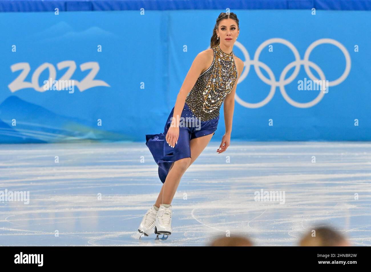 BEIJING, CHINA - FEBRUARY 14: Tina Garabedian and Simon Proulx Senecal ...