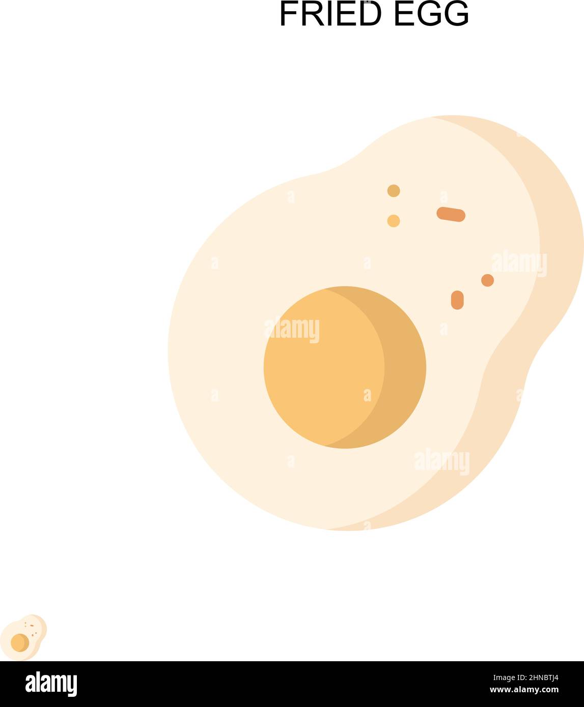 Fry an egg Stock Vector Images - Alamy