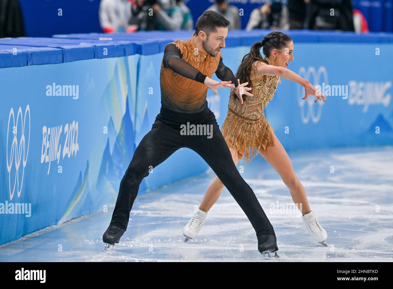 BEIJING, CHINA - FEBRUARY 14: Lilah Fear and Lewis Gibson of Great ...
