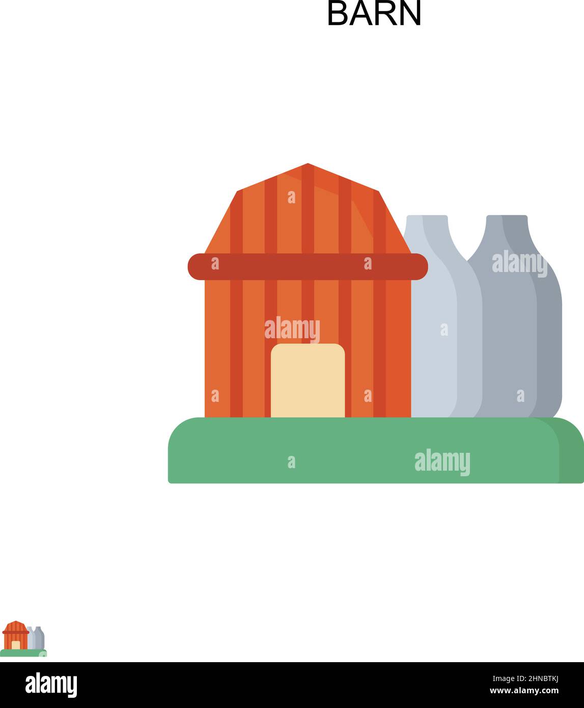 Farm barn background Stock Vector Images - Alamy