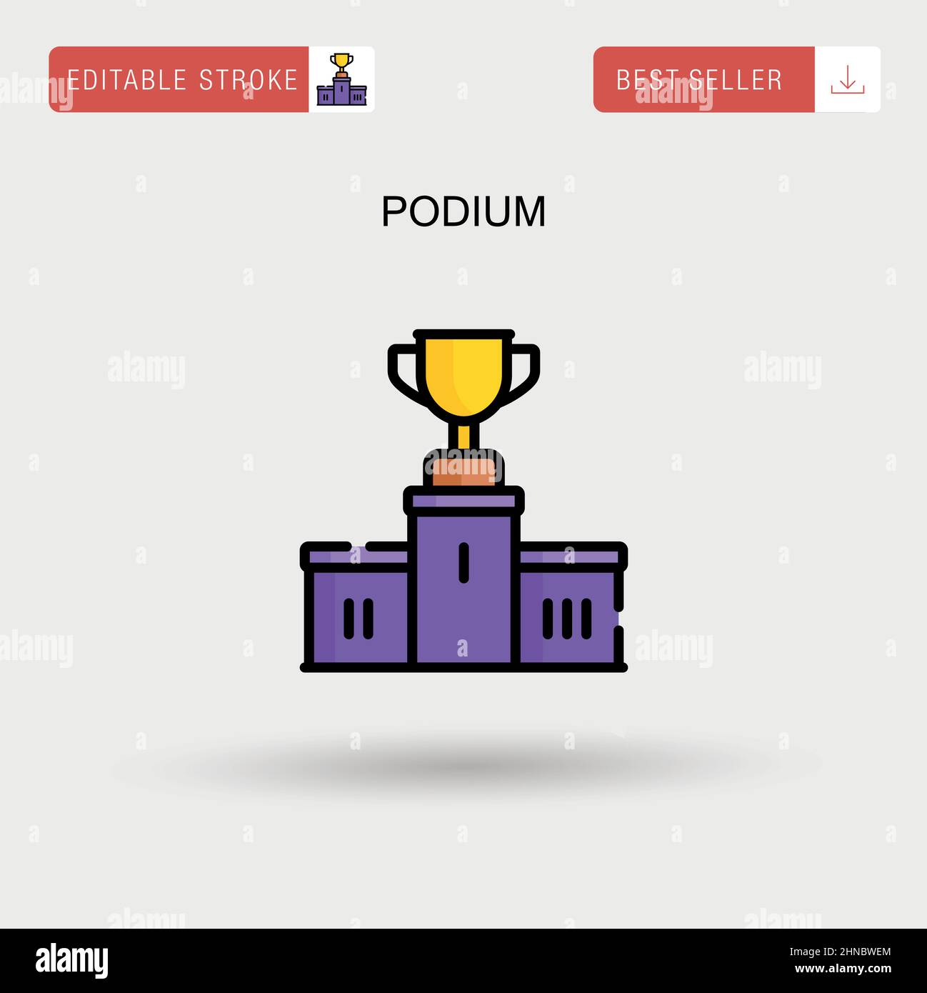 Stage pedestal Stock Vector Images - Alamy