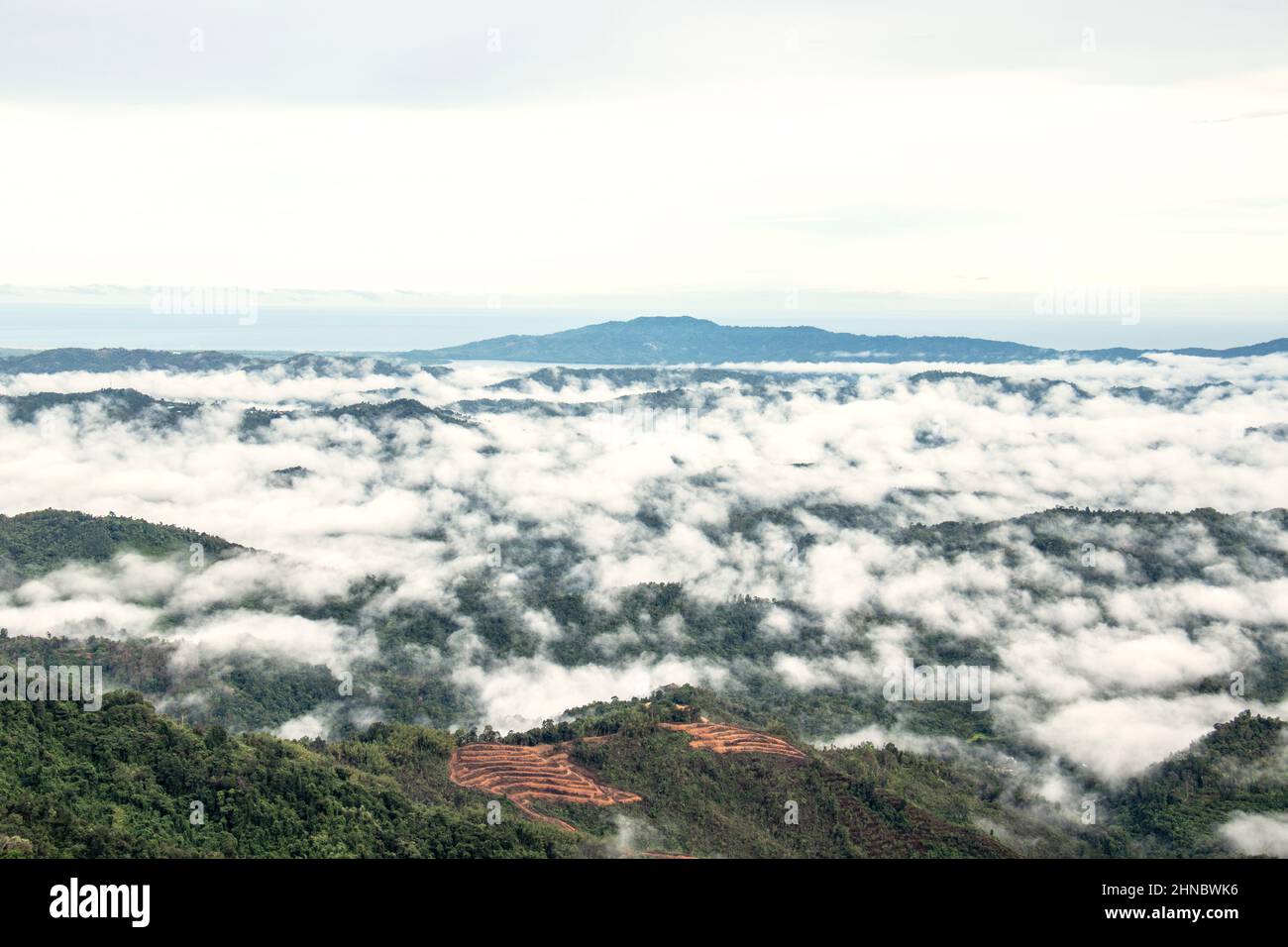 Landscape from road 22 Jalan Tamparuli-Ranau, Tamparuli Tuaran Sabah ...