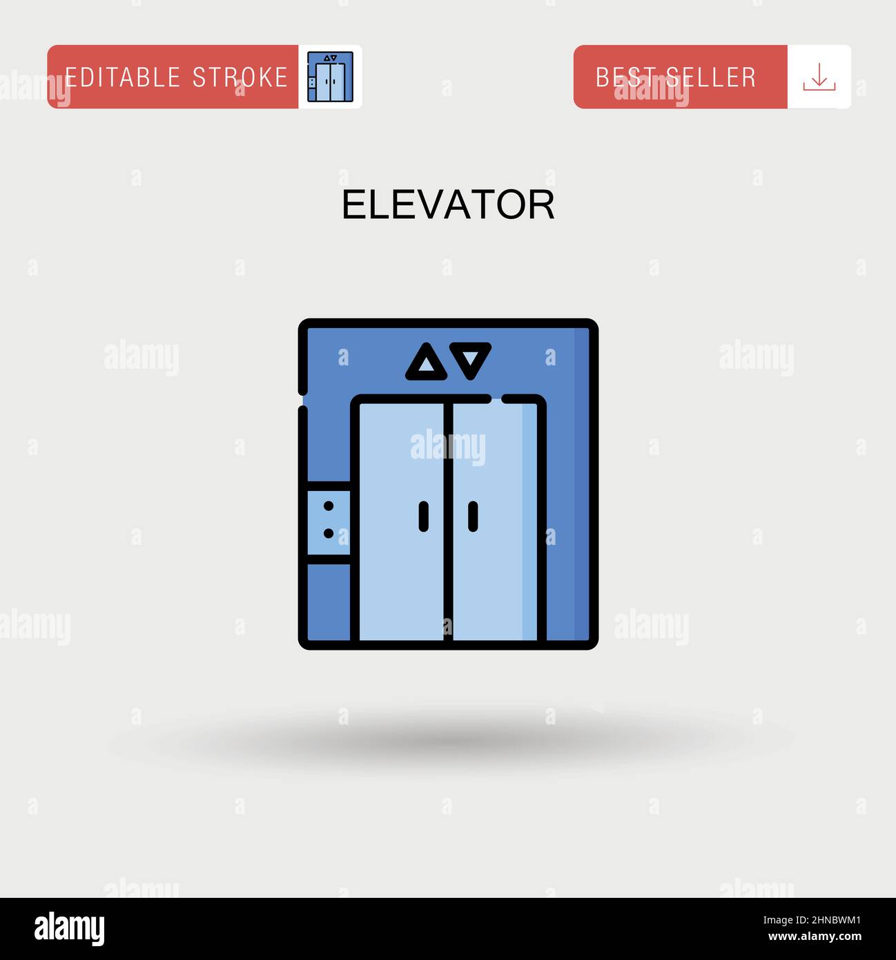Elevator vector icon design Stock Vector Images - Alamy