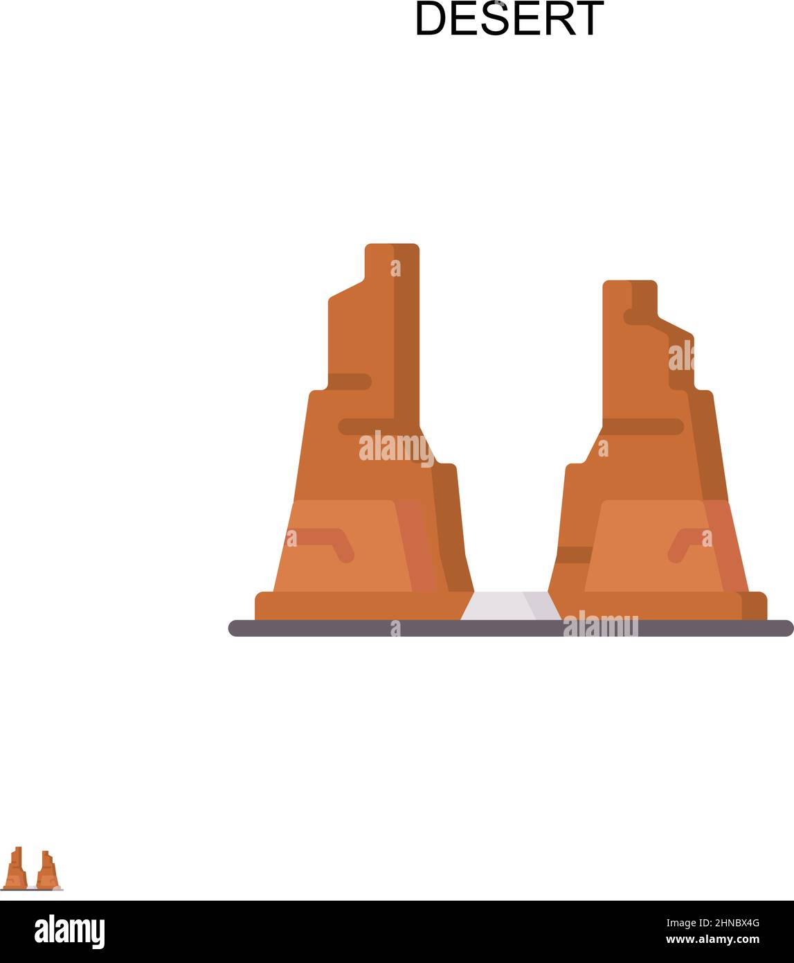 Arid wilderness Stock Vector Images - Alamy