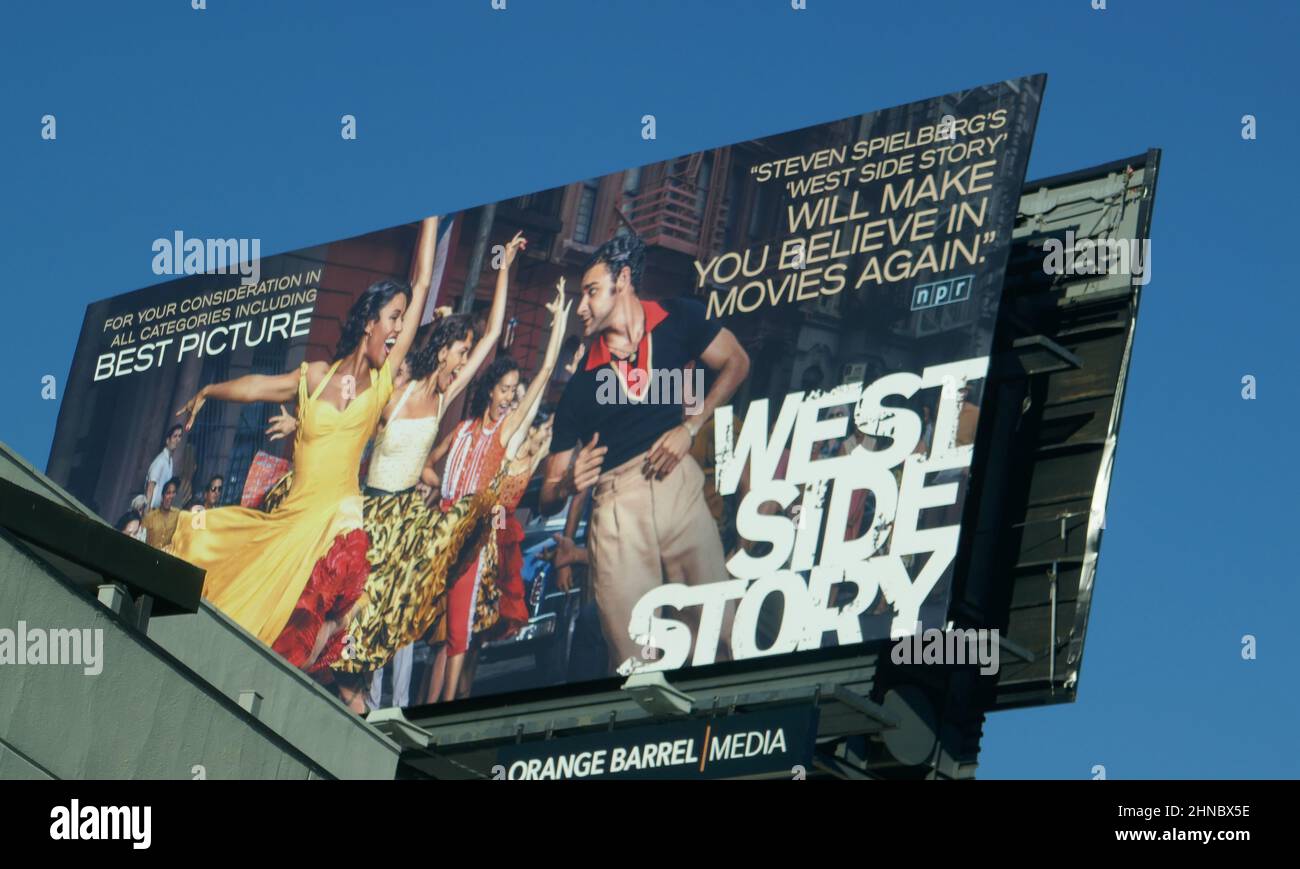 Los Angeles, California, USA 12th February 2022 West Side Story ...