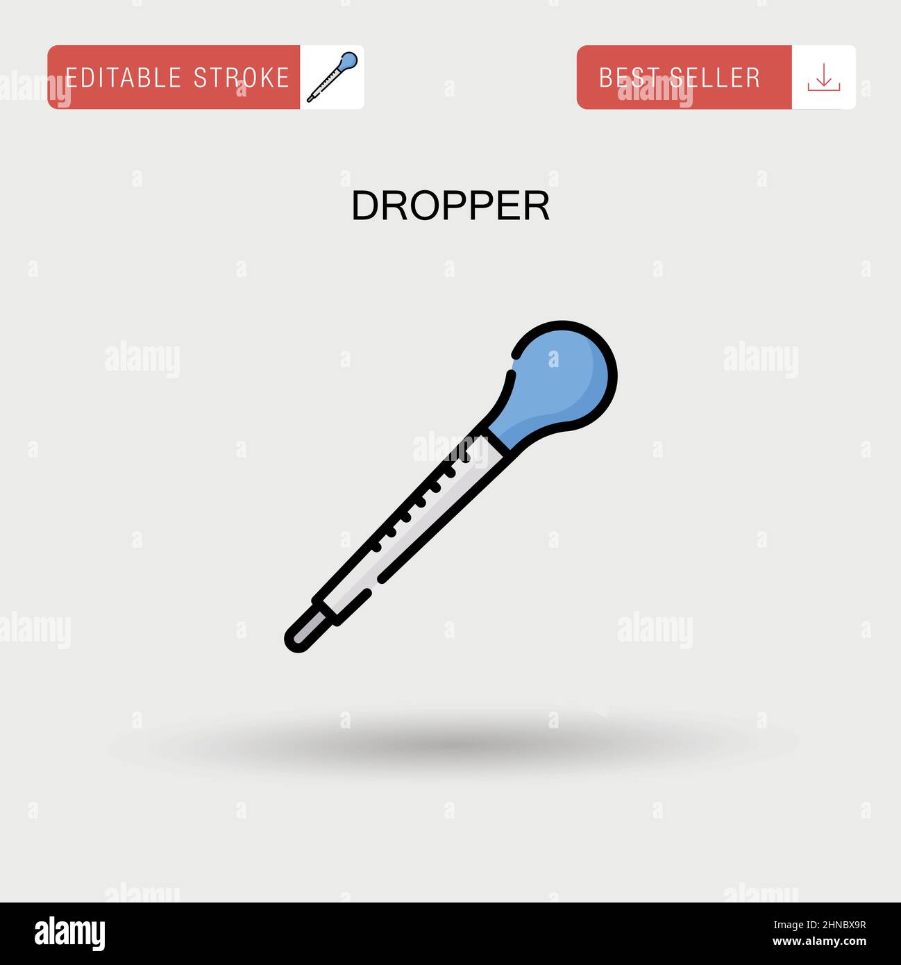 Dropper cosmetic bottle natural Stock Vector Images - Alamy