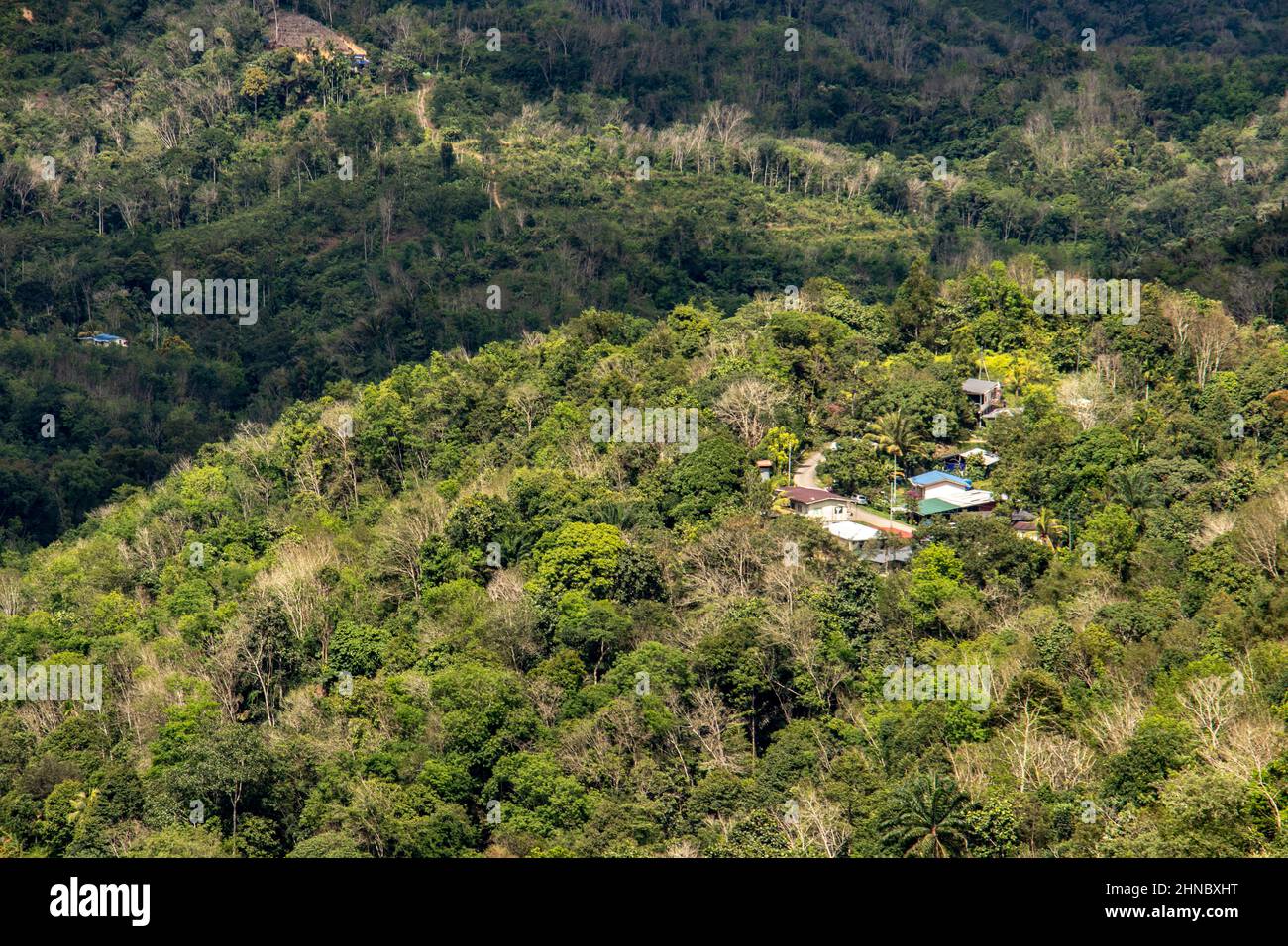 Landscape from road 22 Jalan Tamparuli-Ranau, Tamparuli Tuaran Sabah ...