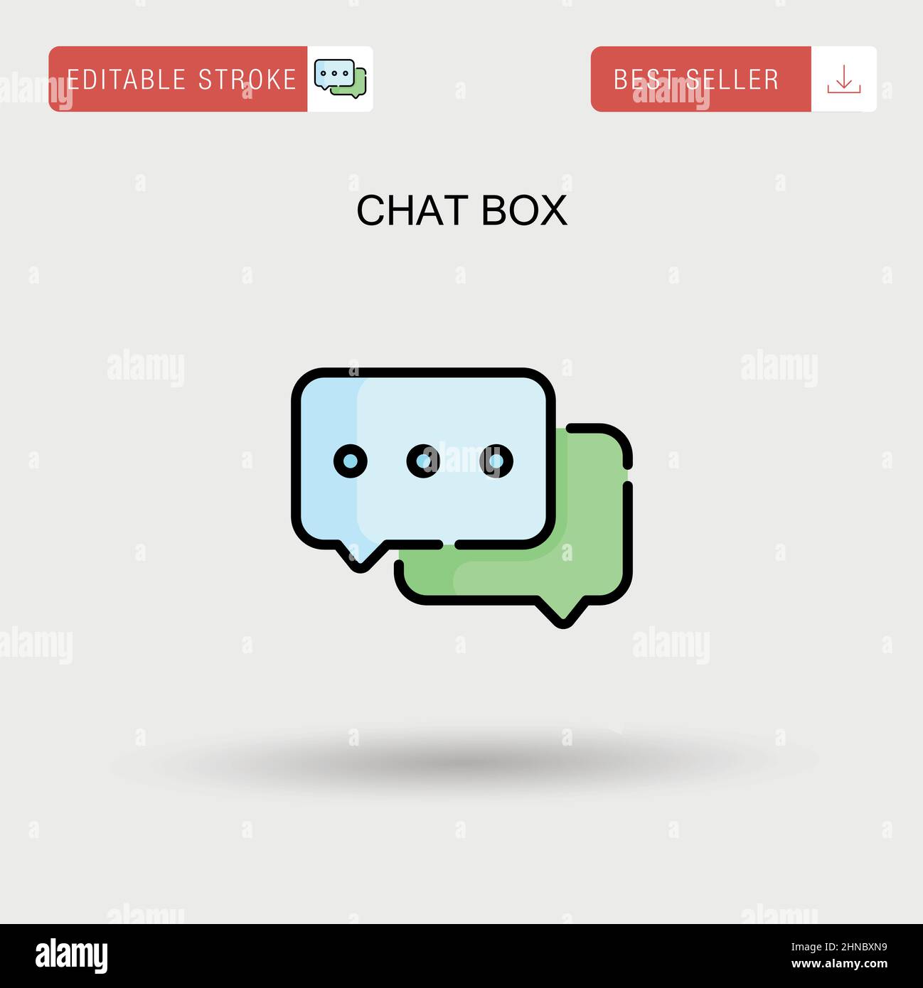 Chat box 3d Stock Vector Images - Alamy