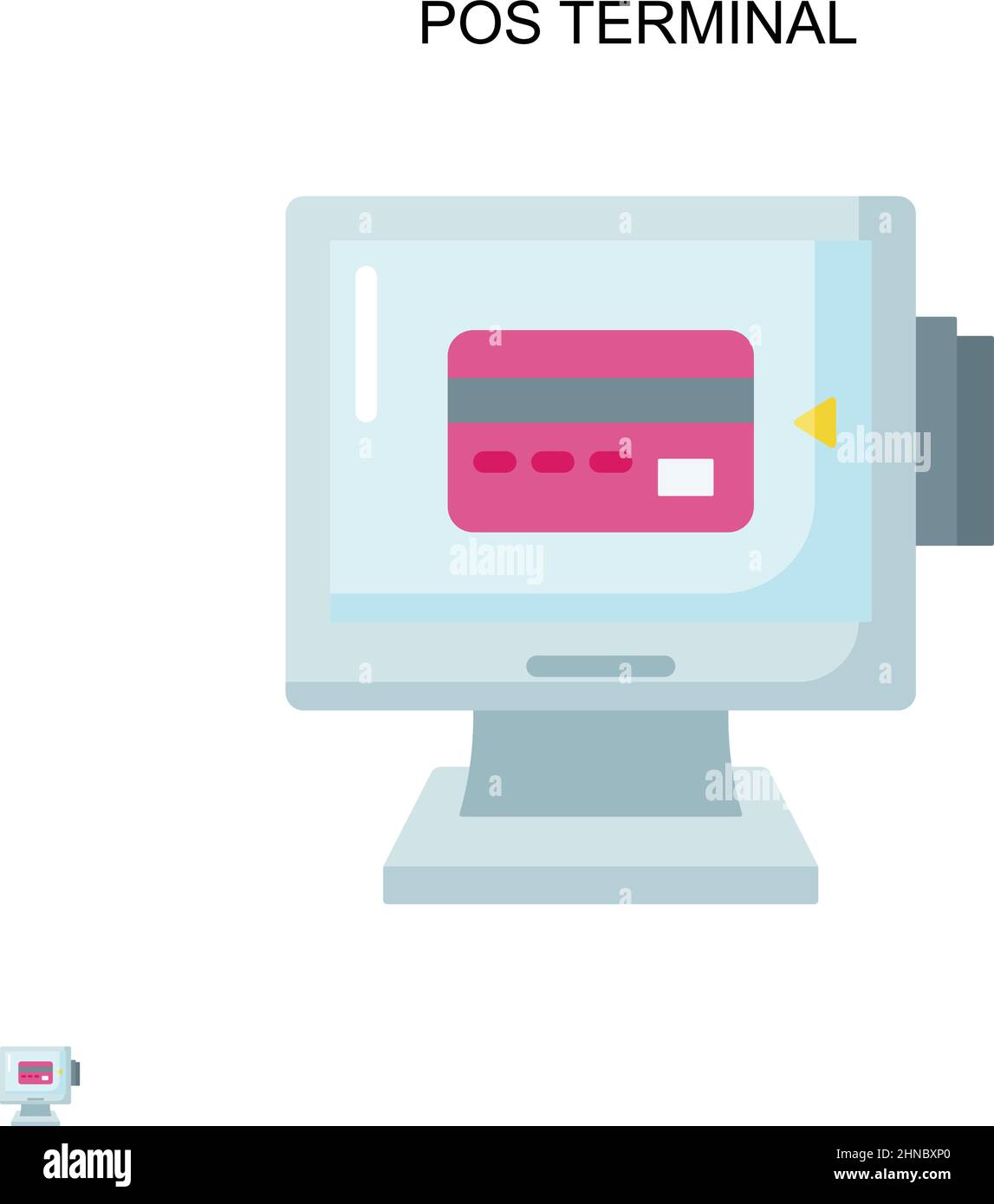 Pos terminal Stock Vector Images - Alamy