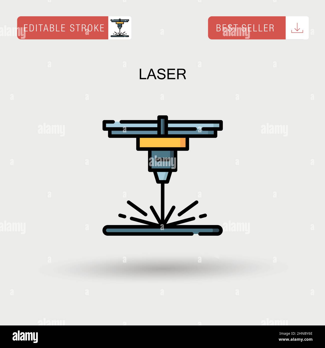 Laser Simple vector icon Stock Vector Image & Art - Alamy
