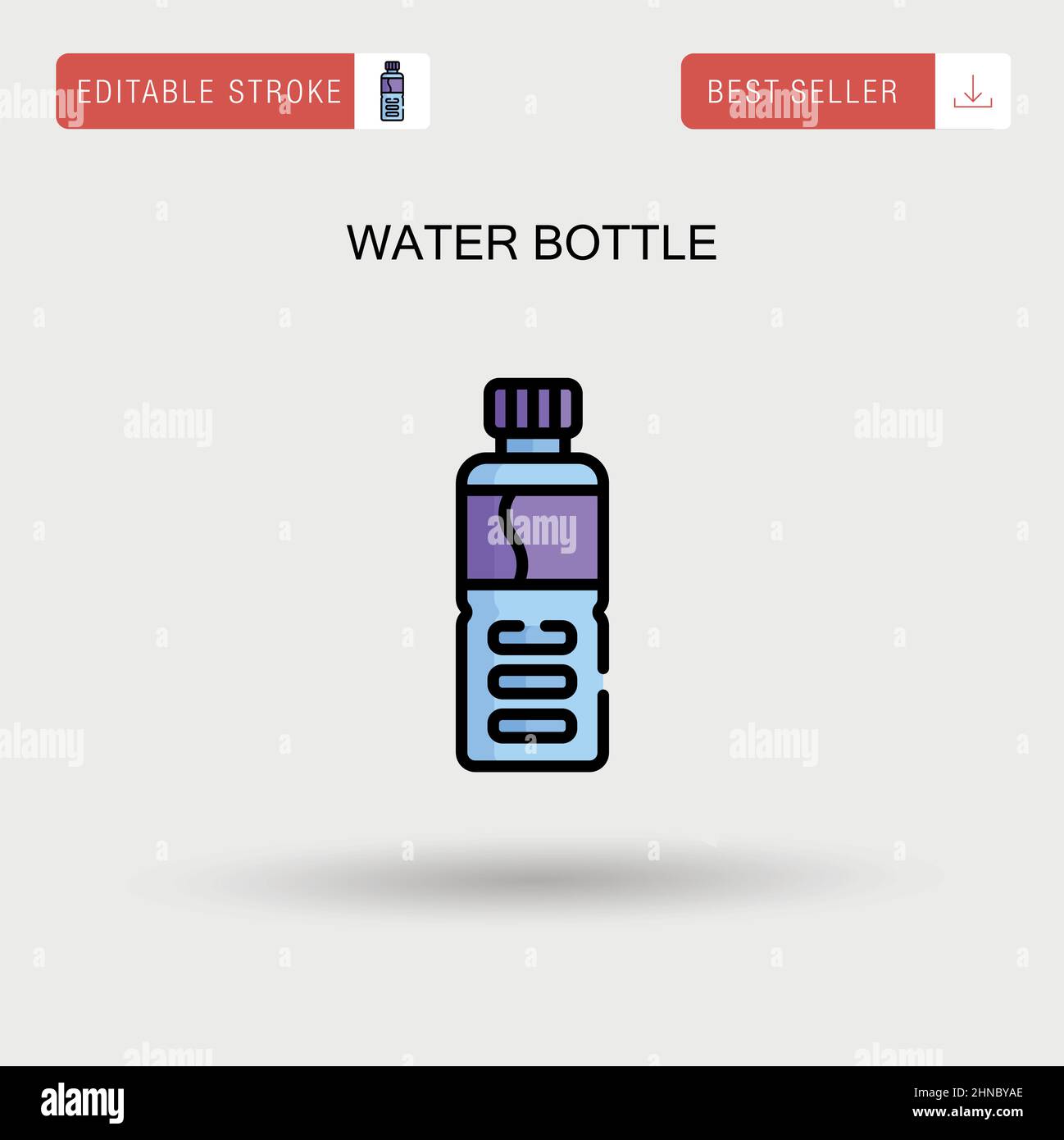 Bottle reusable plastic container Stock Vector Images - Alamy