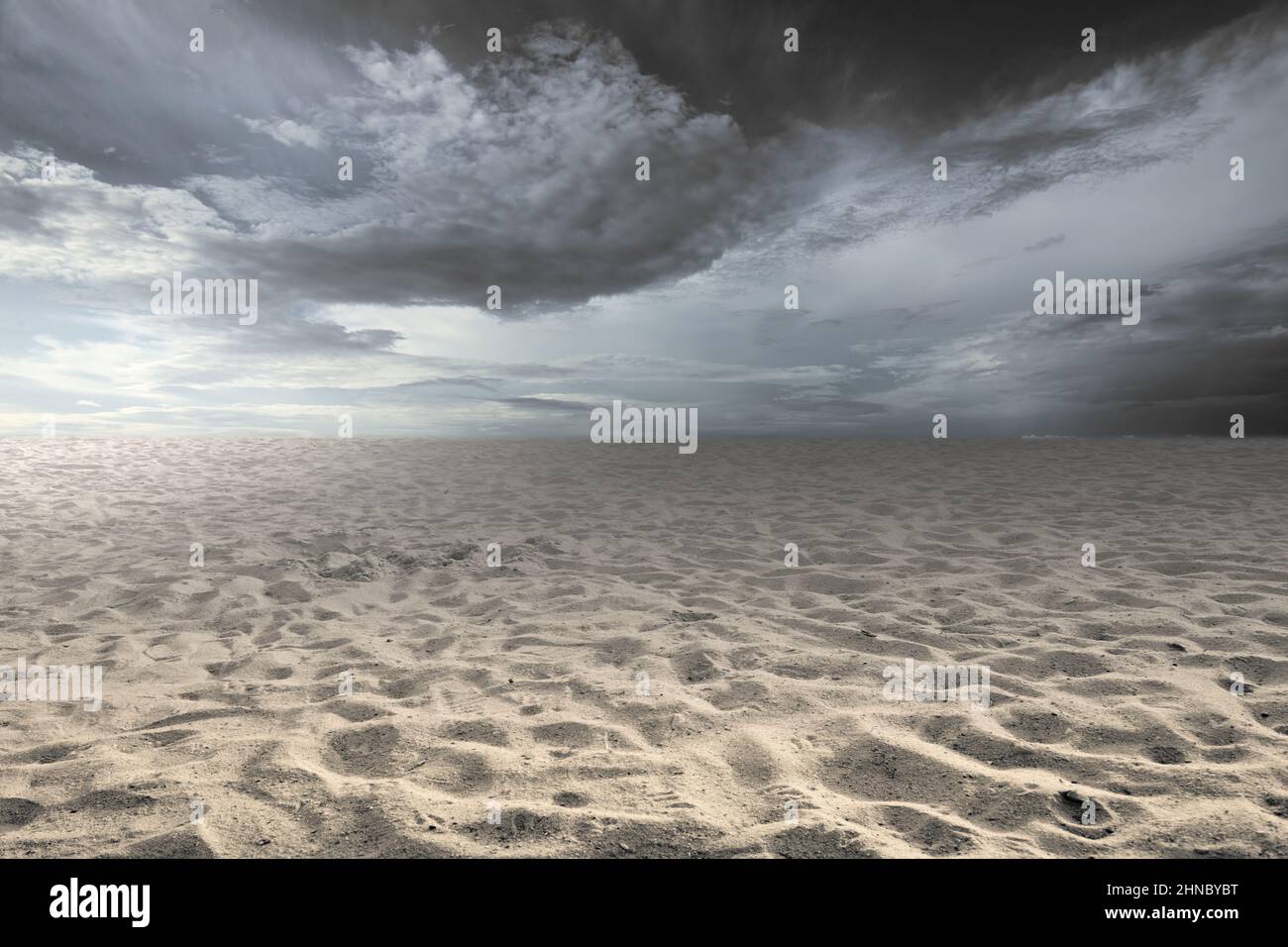 Views of sand dune with a sunset sky background Stock Photo - Alamy