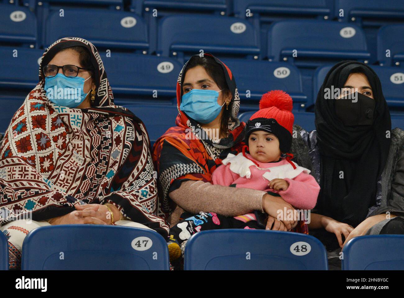 Lahore, Pakistan. 15th Feb, 2022. A view of the Pakistan Super League ...