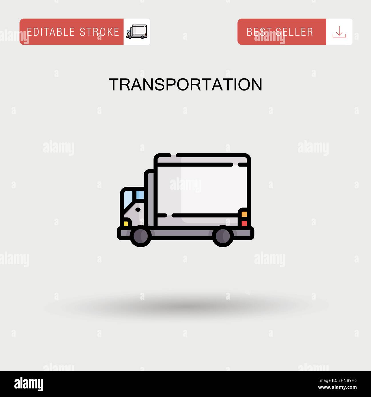 Transportation Simple vector icon Stock Vector Image & Art - Alamy