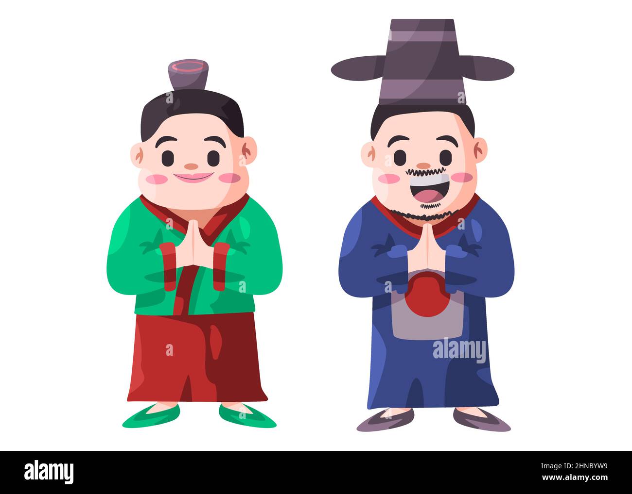 Korean man and woman traditional hi-res stock photography and images ...
