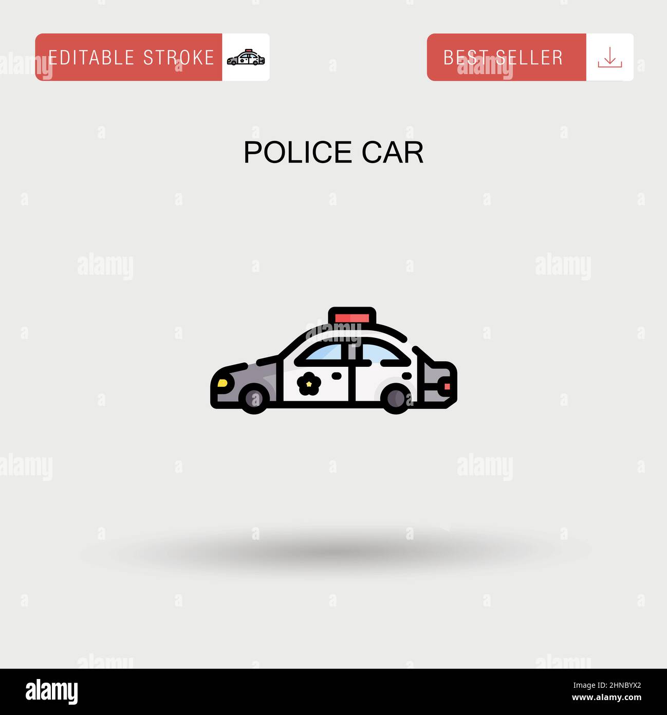 Enforcement of red light Stock Vector Images - Alamy