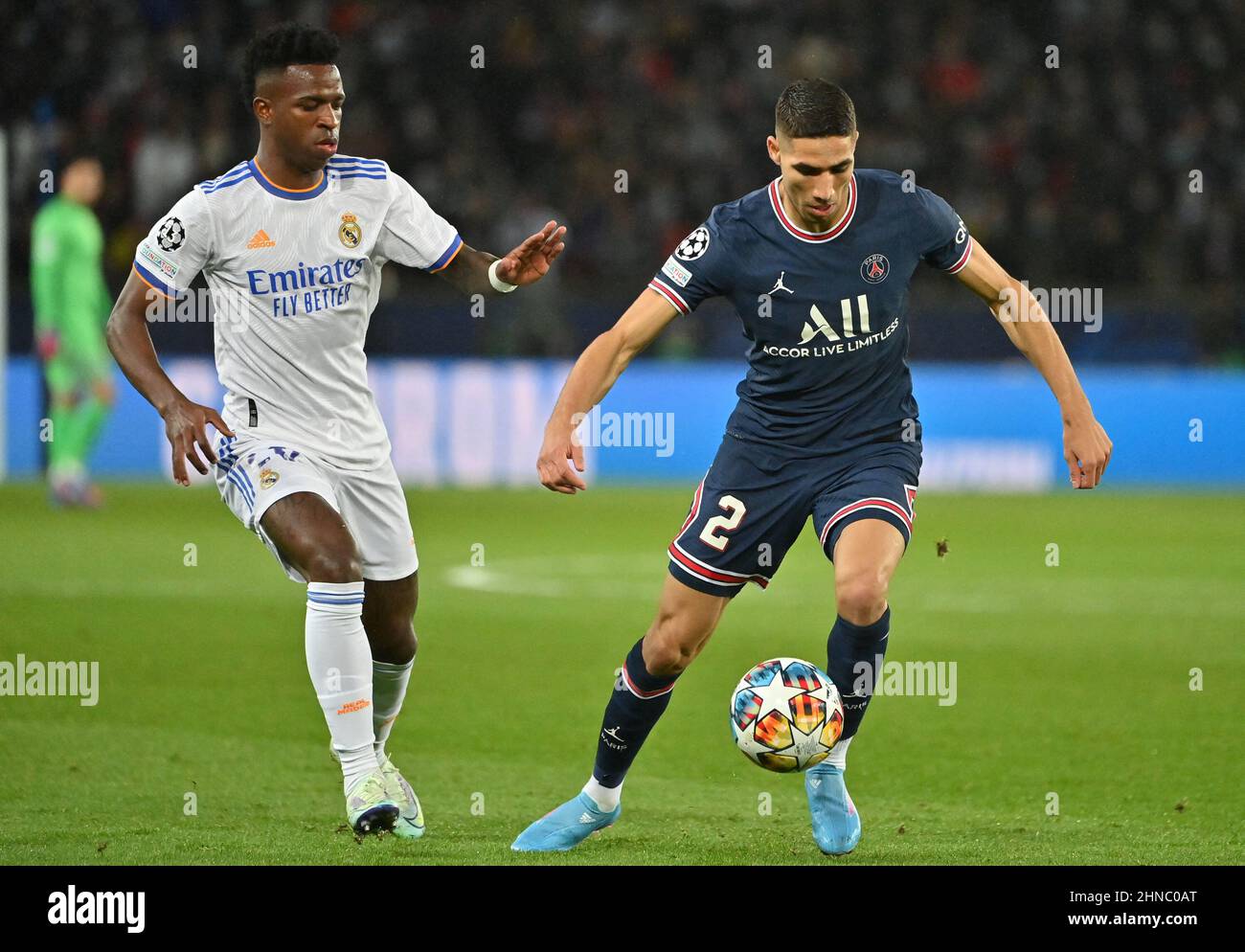 Paris, France, February 15, 2022, PSG's during UEFA Champions League ...