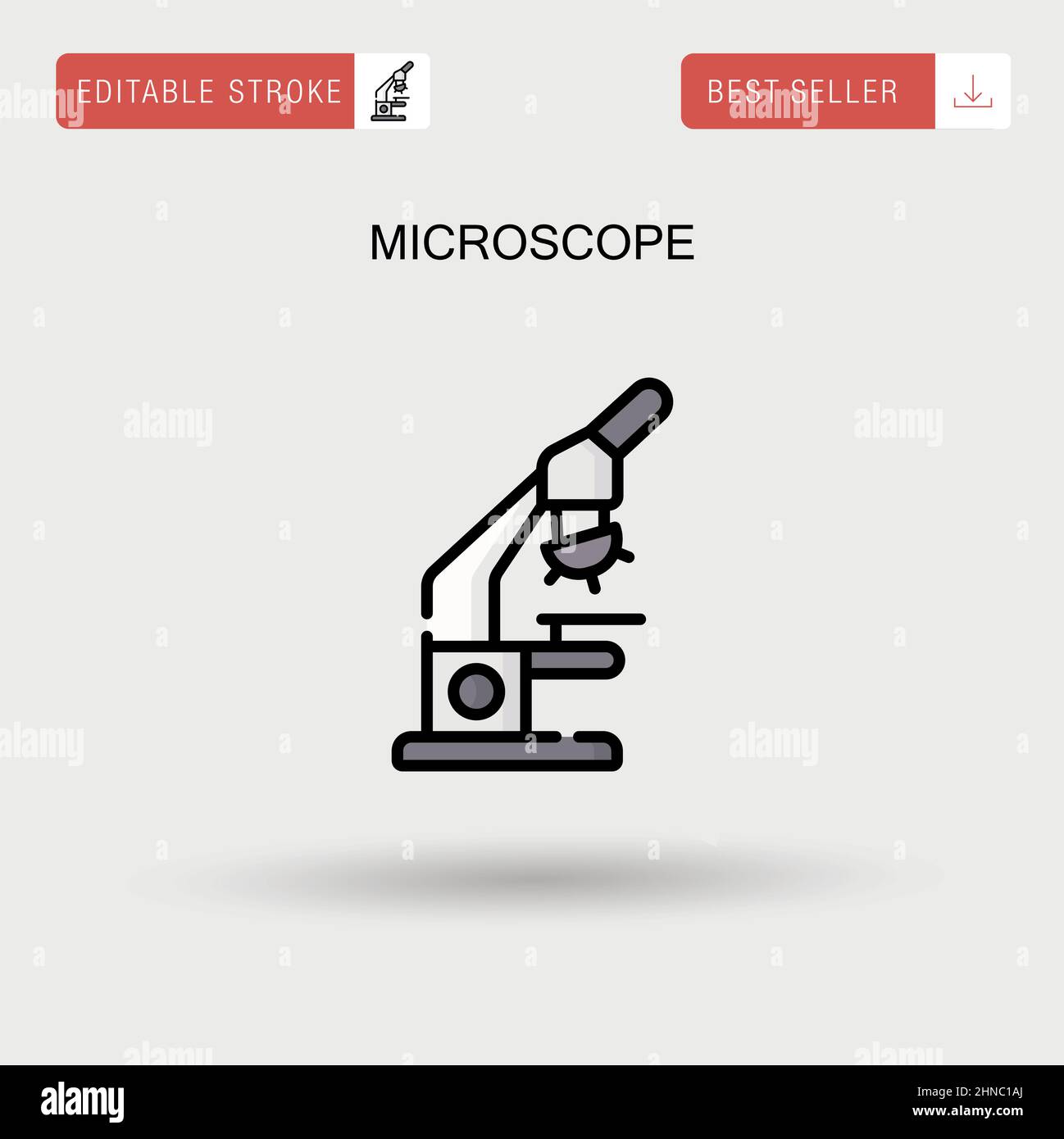 Laboratory microscope science Stock Vector Images - Alamy