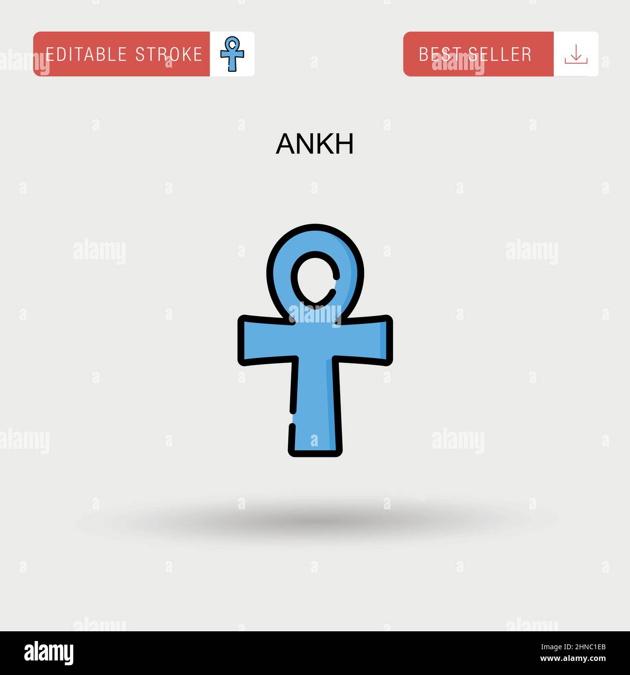 Ankh egyptian cross culture Stock Vector Images - Alamy