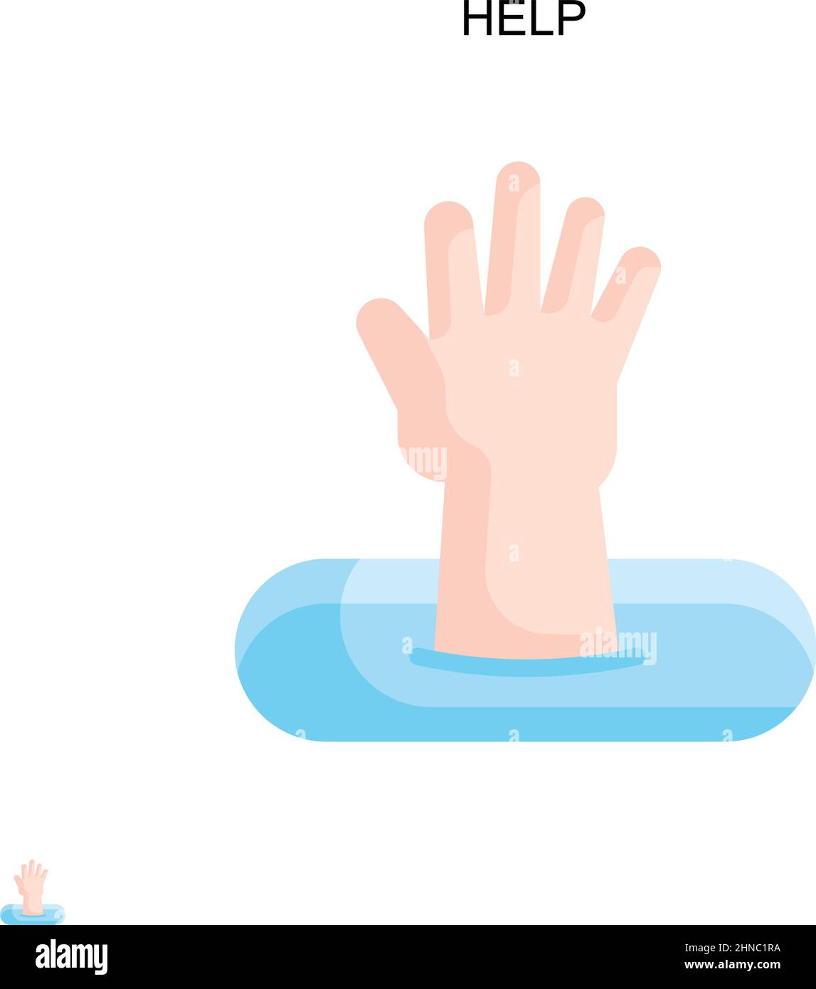 Help Simple vector icon. Illustration symbol design template for web ...