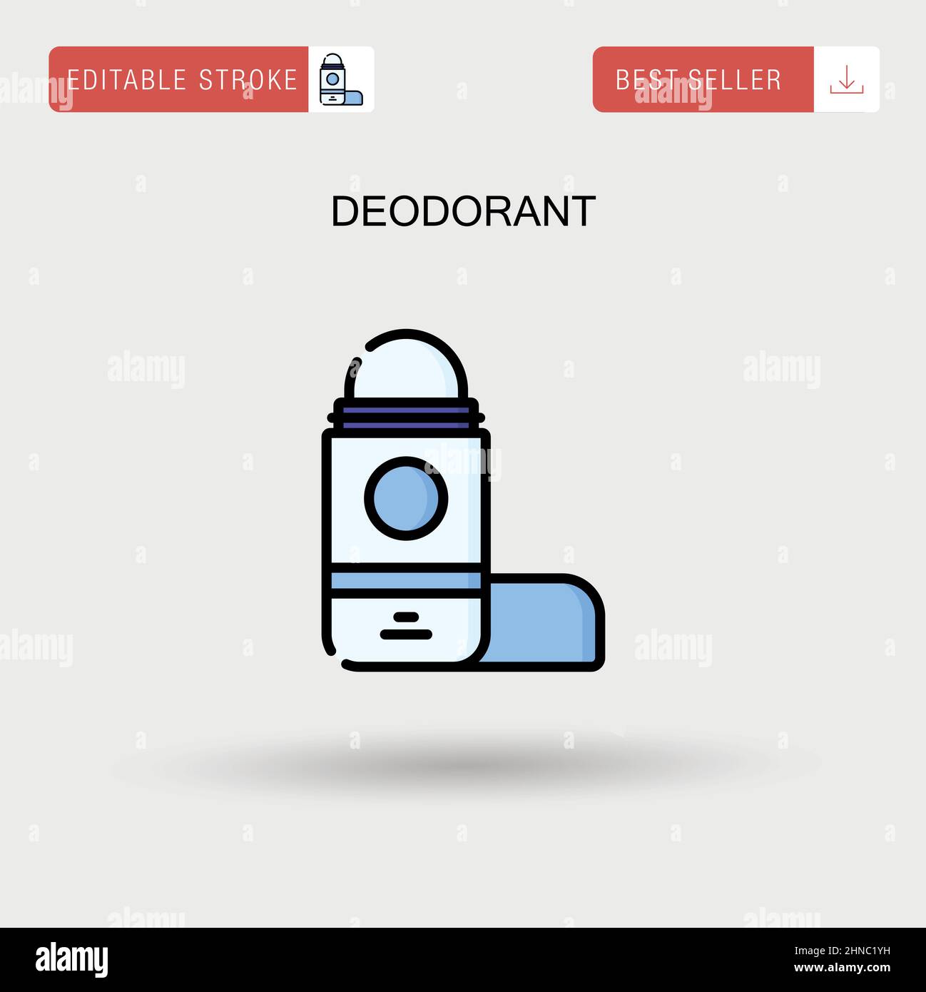 Deodorant Simple vector icon Stock Vector Image & Art - Alamy