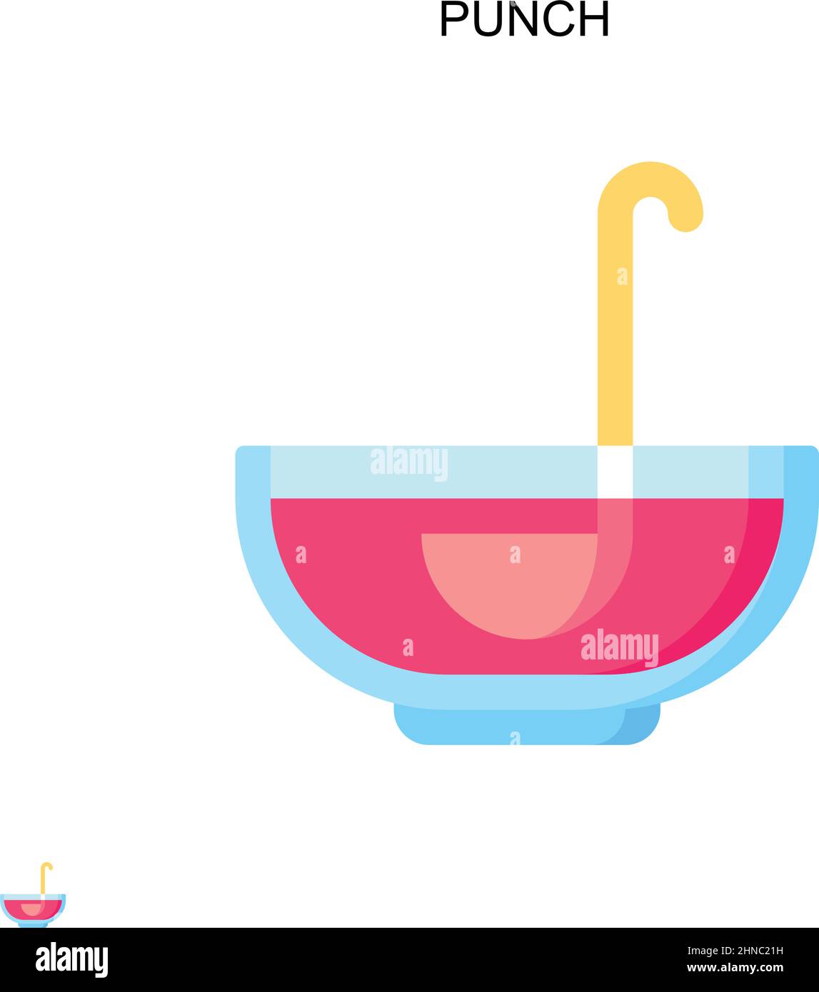 Punch Simple vector icon. Illustration symbol design template for web ...