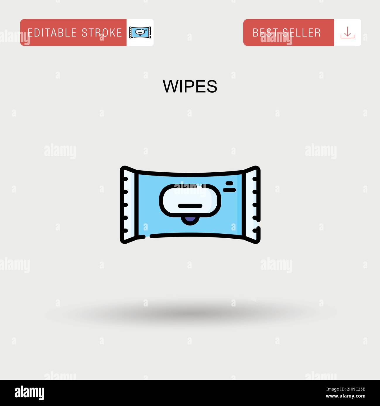 Hygiene wipes Stock Vector Images - Alamy