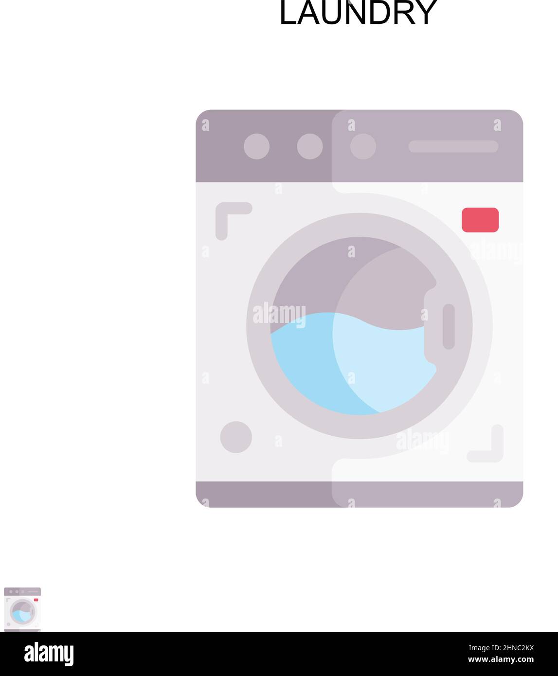 Laundry Simple vector icon. Illustration symbol design template for web ...