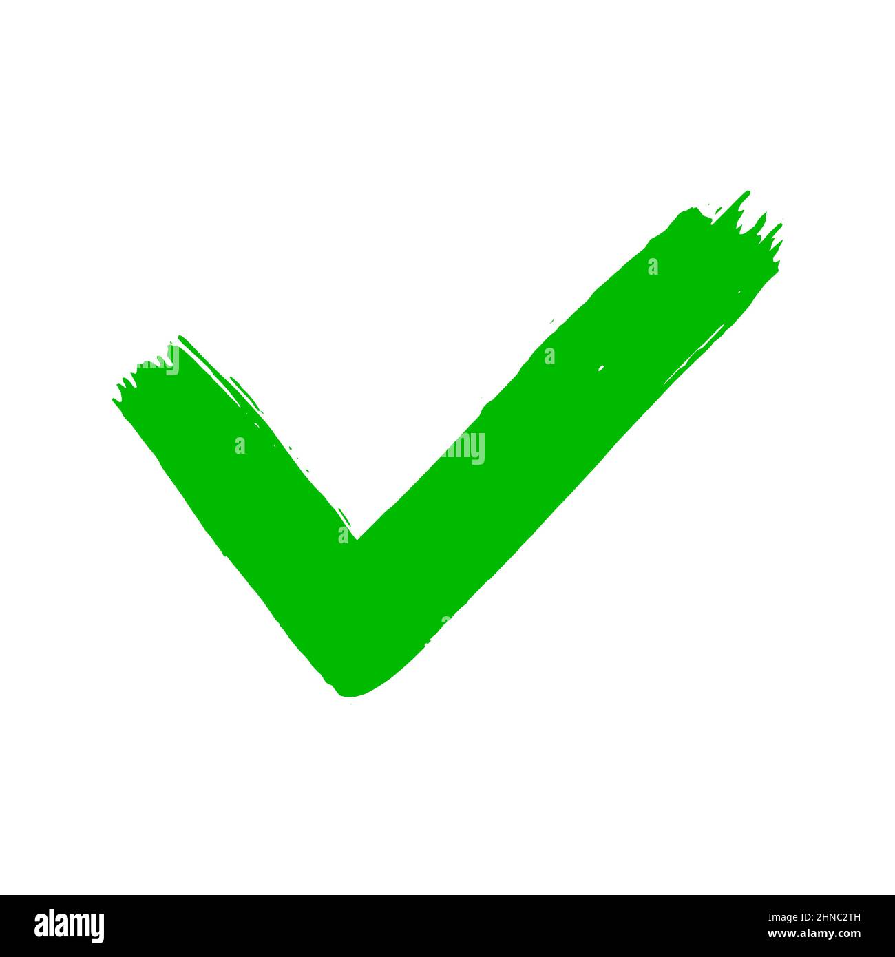 Hand written tick Stock Vector Images - Alamy
