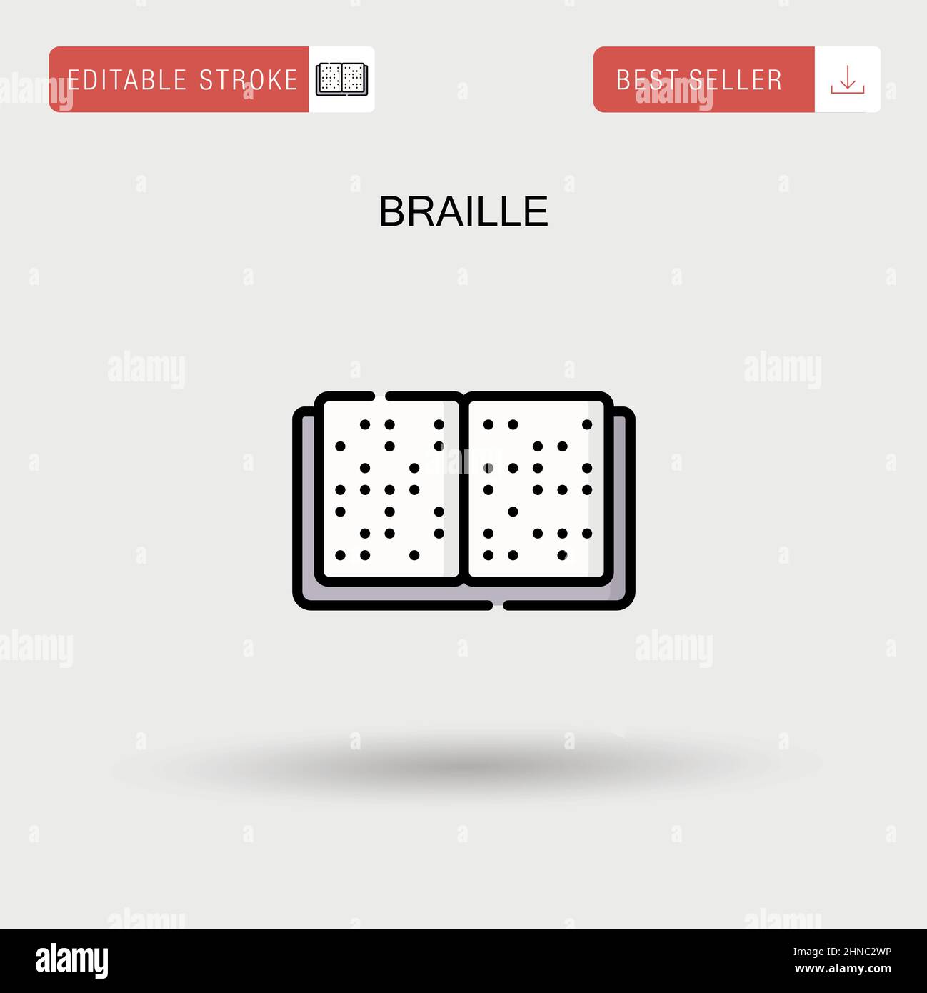 English braille hi-res stock photography and images - Alamy