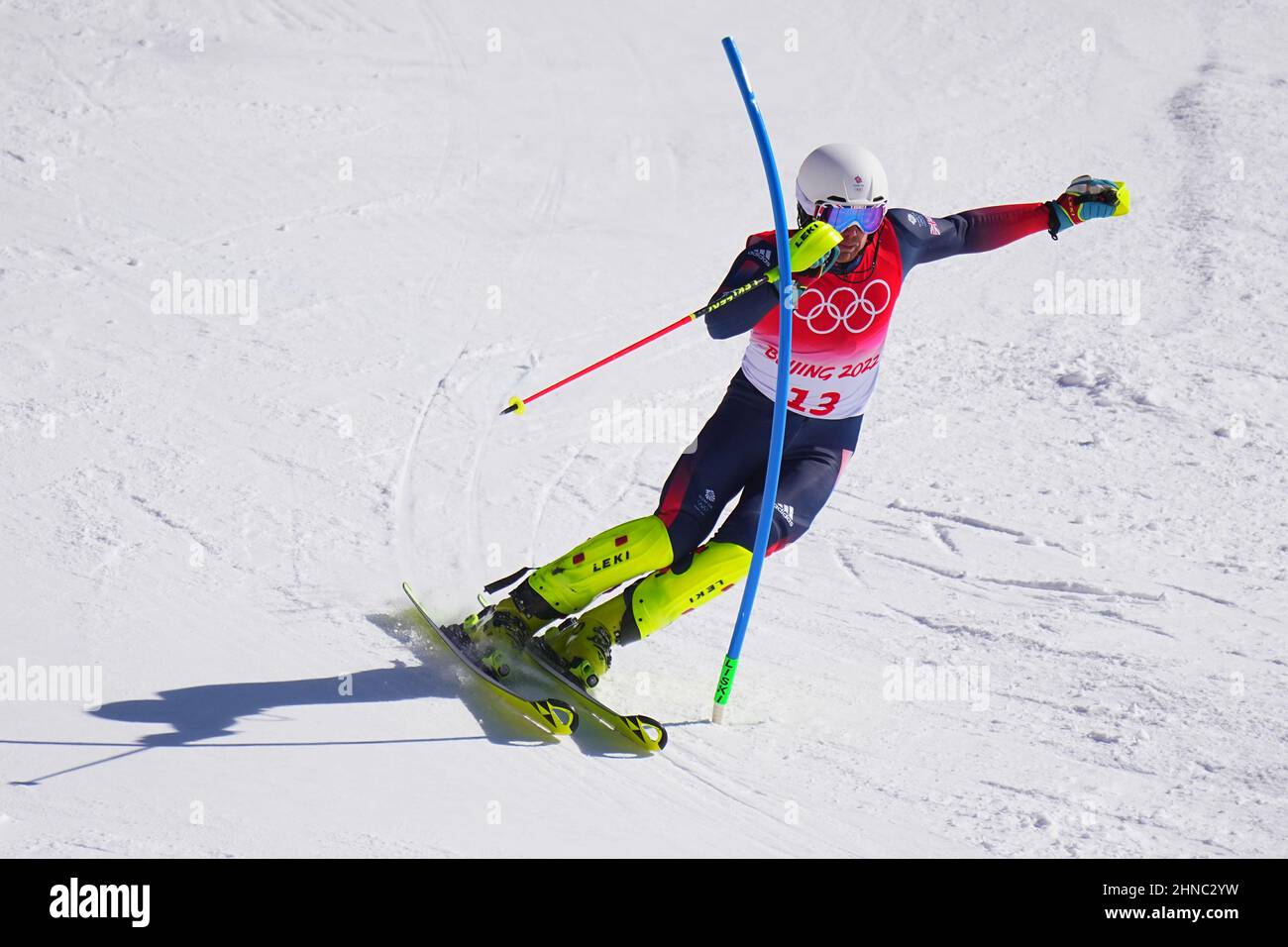 Yanqing, China. 16th Feb, 2022. Olympics, Alpine Skiing, Slalom, Men ...
