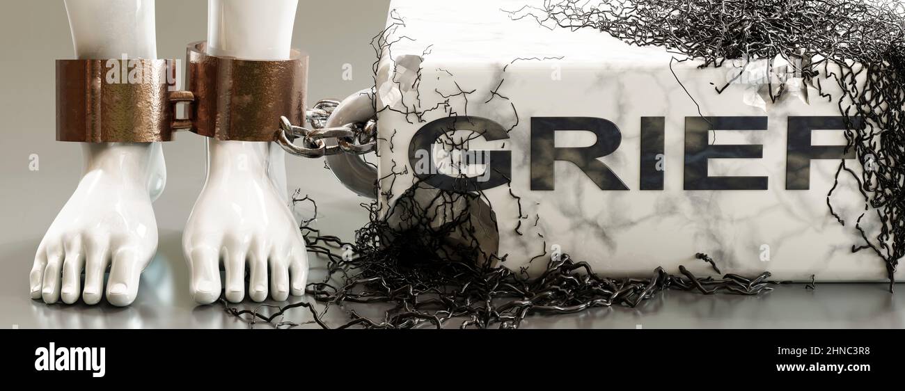Grief that entraps, limits life, enslaves and brings psychological ...