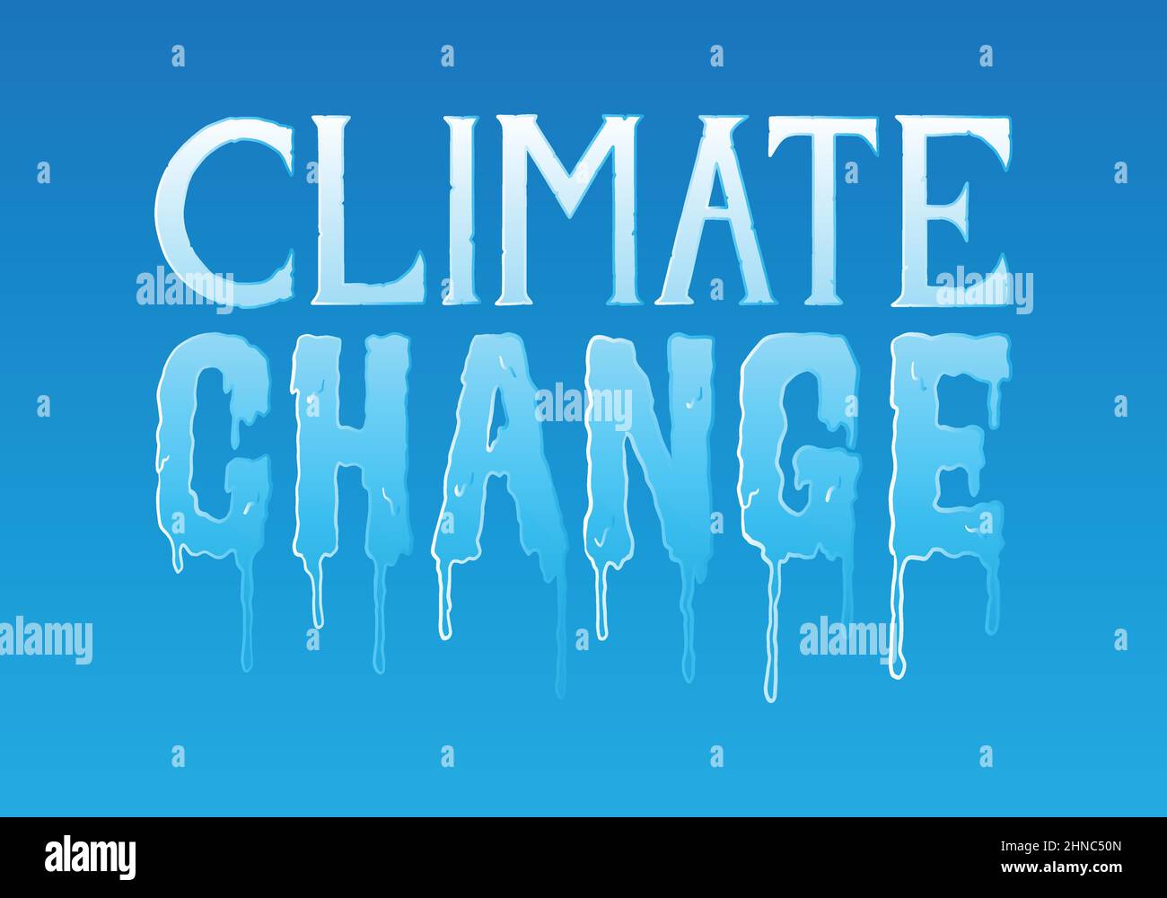 Climate Change. Typography logo design emblem. Digital typography logo ...