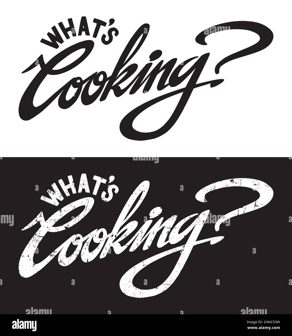 Whats cooking word Stock Vector Images - Alamy