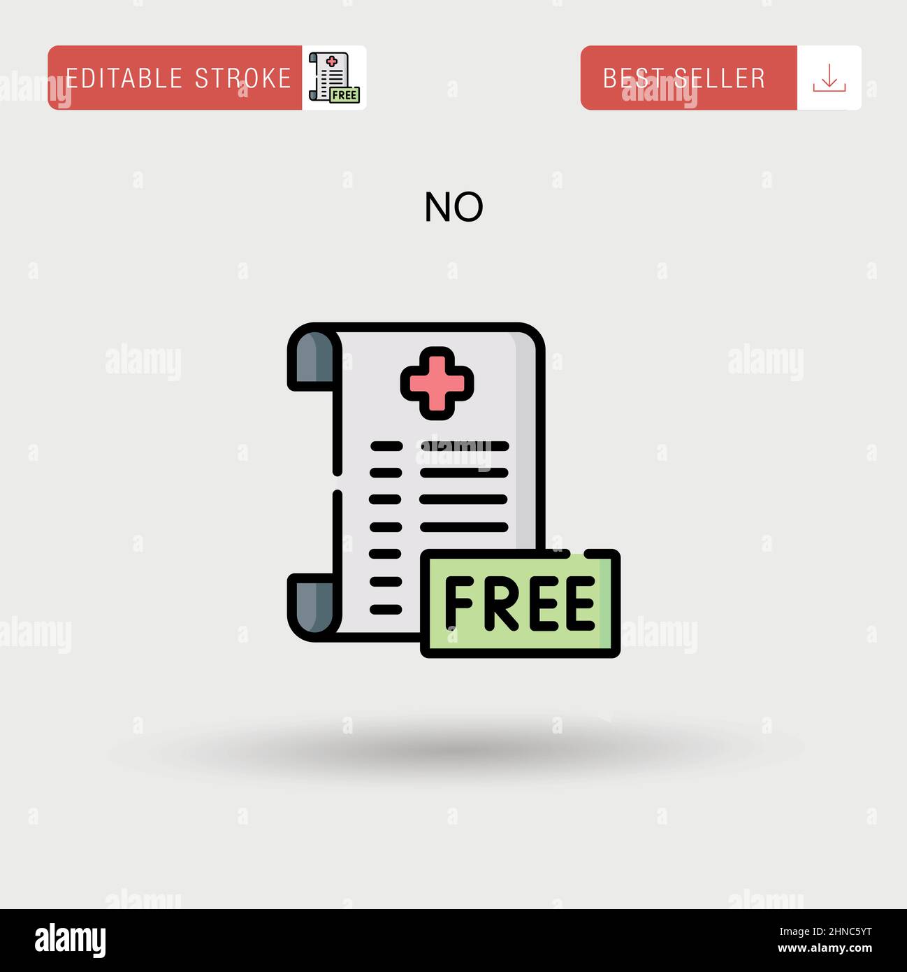 No Simple vector icon Stock Vector Image & Art - Alamy